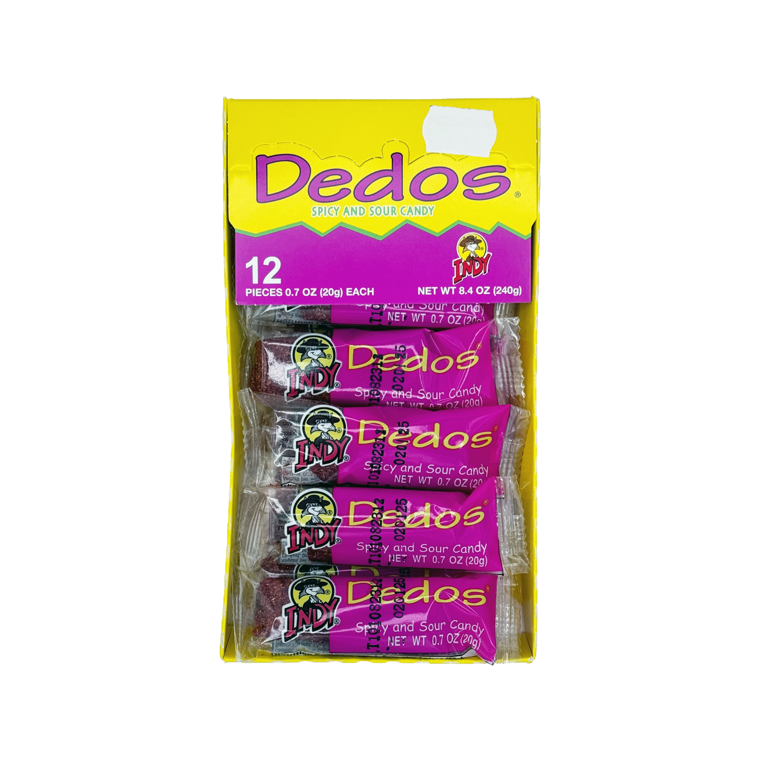 Indy Dedos - 12-Count | Sabores De Mexico - Mexican Candy Store, Dulceria