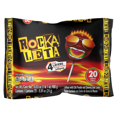 Sonrics Rockaleta Lollipops - 20-Count – Sabores De Mexico